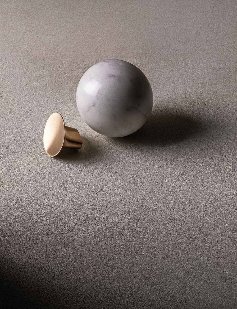 LEAF knob - Satin Brass – BRANDT Copenhagen