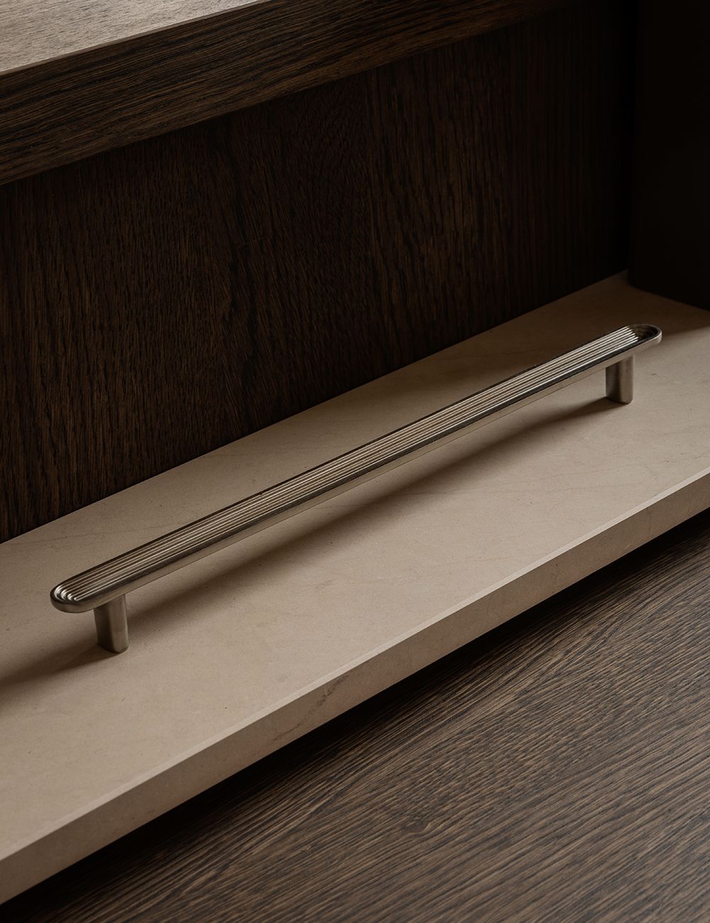 TERRACE pull bar 300 mm - Gunmetal – BRANDT Copenhagen